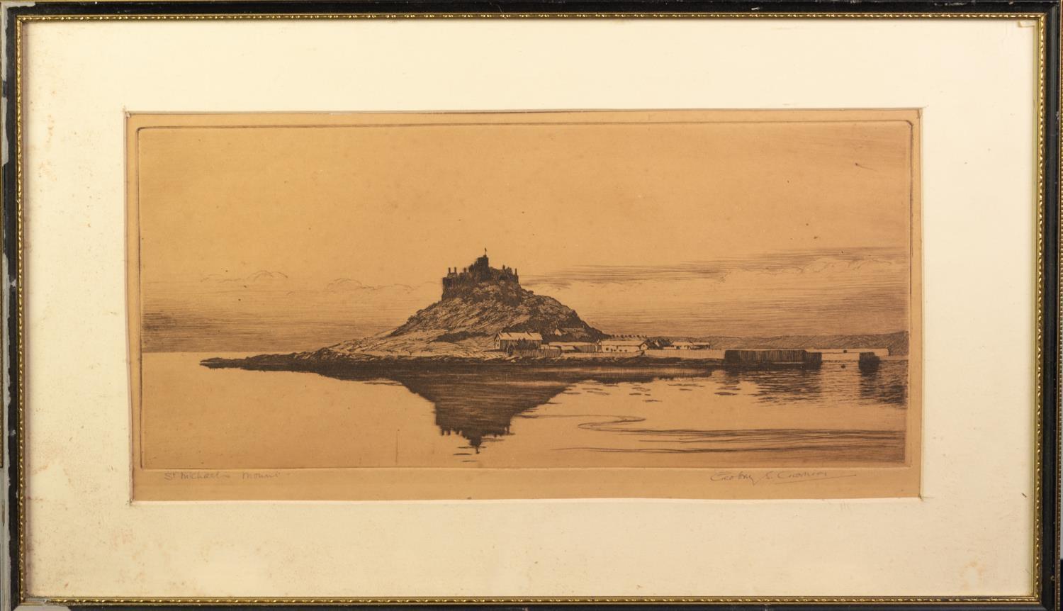 GEOFFREY SNEYD GARNIER (1889 ? 1971) ARTIST SIGNED ETCHING St Michaels ...