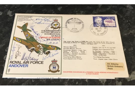 RARE WW2 Aces multi signed Hans Rossbach cover including Luftwaffe ...