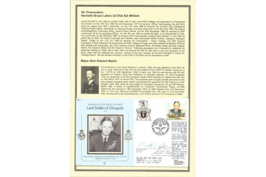 WW2 BOB pilot. Air Commodore Kenneth Bruce Latton BA MRAeS and Major ...