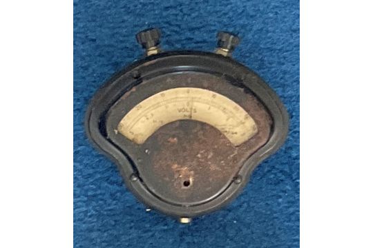 WWII RAF 5A/878 Air Ministry Aircraft Cockpit Voltmeter Test Units ...
