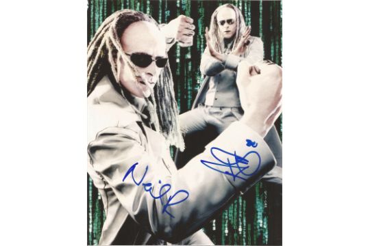 The Matrix Twins Neil And Adrian Rayment Signed 10 X 8 Inch Colour ...