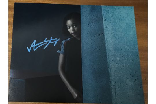 Amandla Stenberg actor signed 10 x 8 inch Colour Photo. Amandla ...