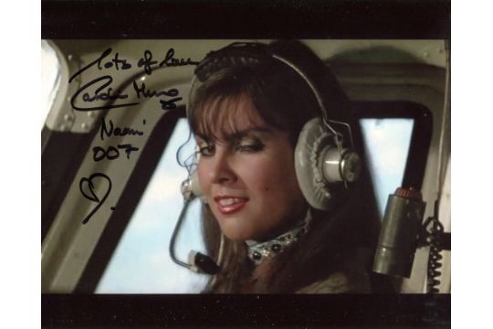 007 Bond girl Caroline Munro signed The Spy Who Loved Me 8x10 photo ...