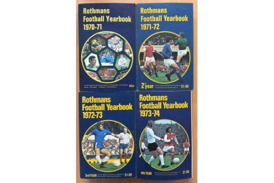 Football, Rothmans Football Yearbook collection Original 1st, 2nd ...