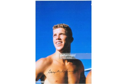 Olympics Gary Tobian signed 6x4 colour photo Gold And Silver medallist ...