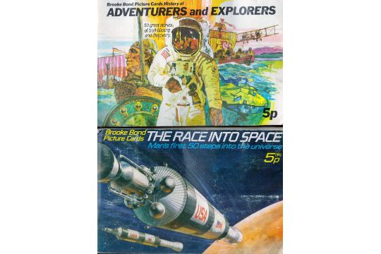 Brooke Bond Cigarette cards Space and Adventurers and Explorers both ...
