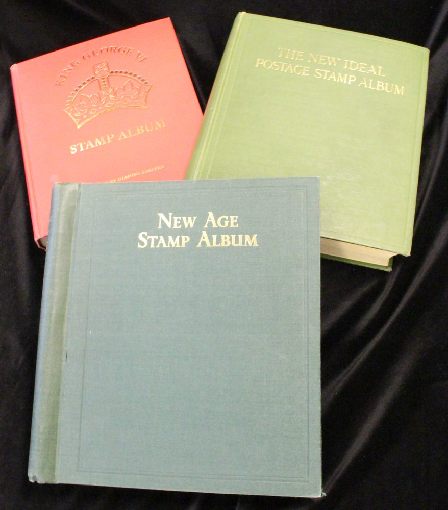 BRITISH COMMONWEALTH chiefly FU collection in three albums, New Ideal ...
