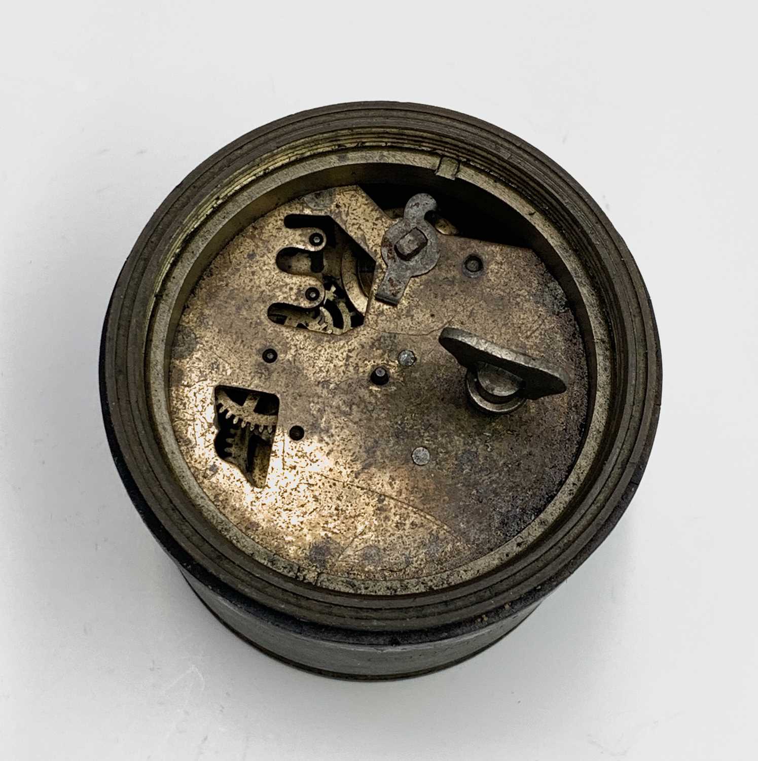 A WWII period bomb fuse timer with mechanical movement, the casing ...