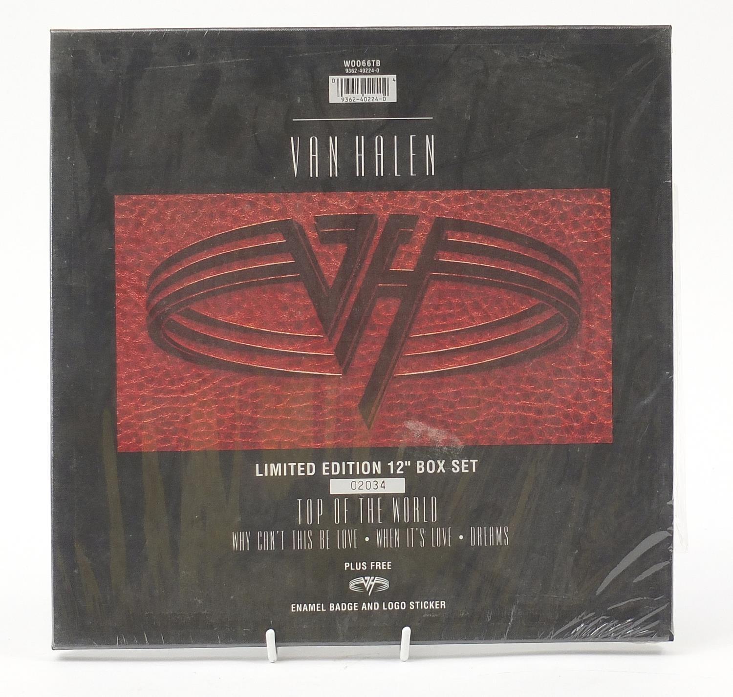 Van Halen limited edition 12 inch vinyl LP box set in cellophane ...