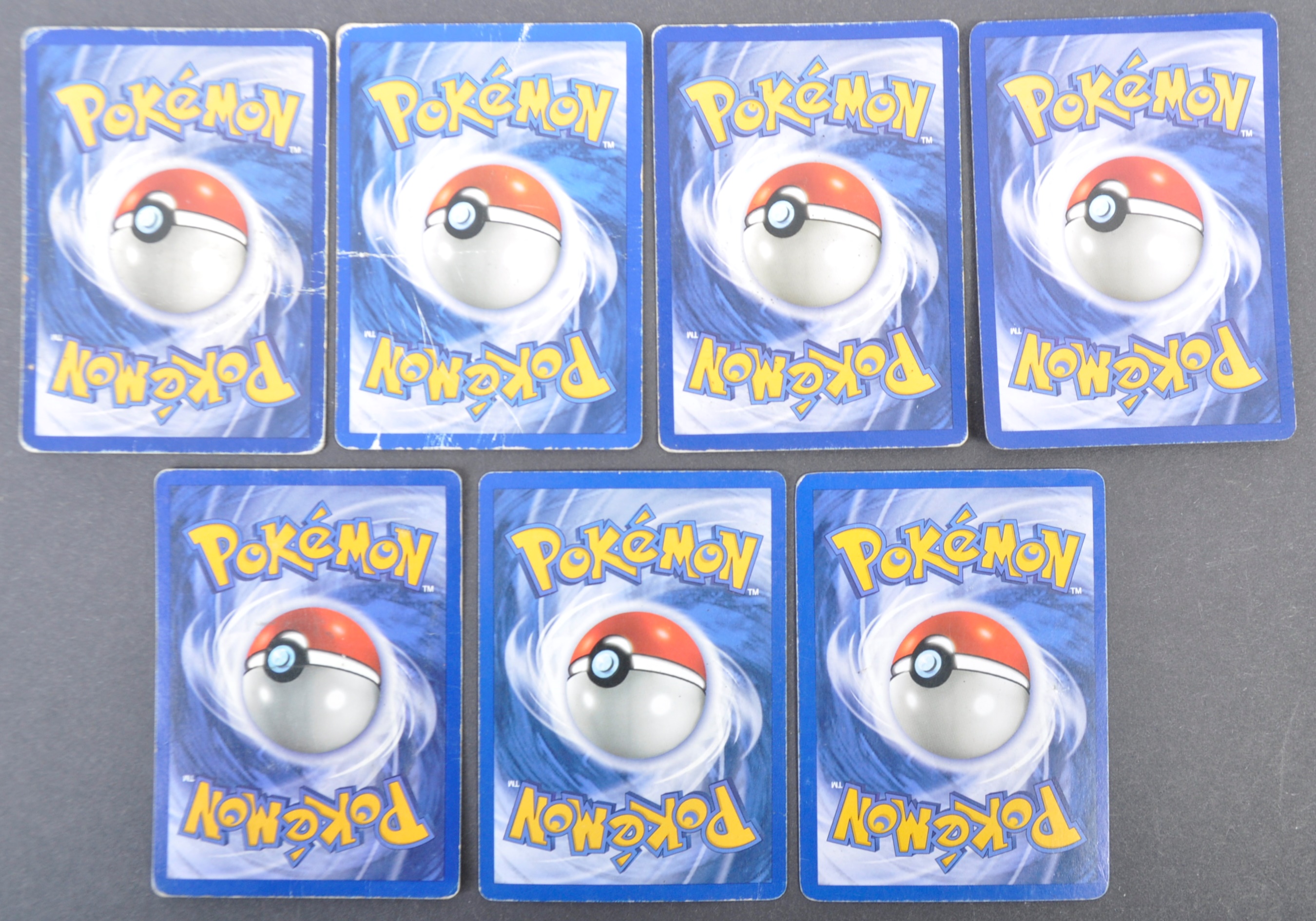 A collection of 7x original vintage 1990's Wizards Of The Coast Pokemon ...