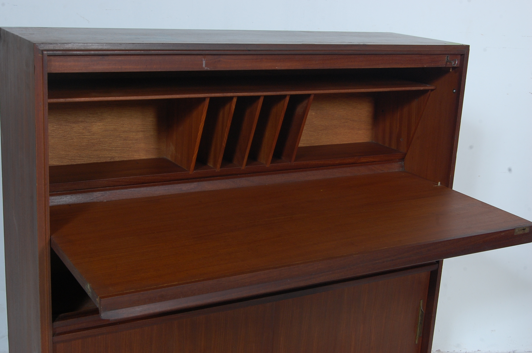 1950’S DANISH INSPIRED TEAK WOOD BUREAU - auctions & price archive