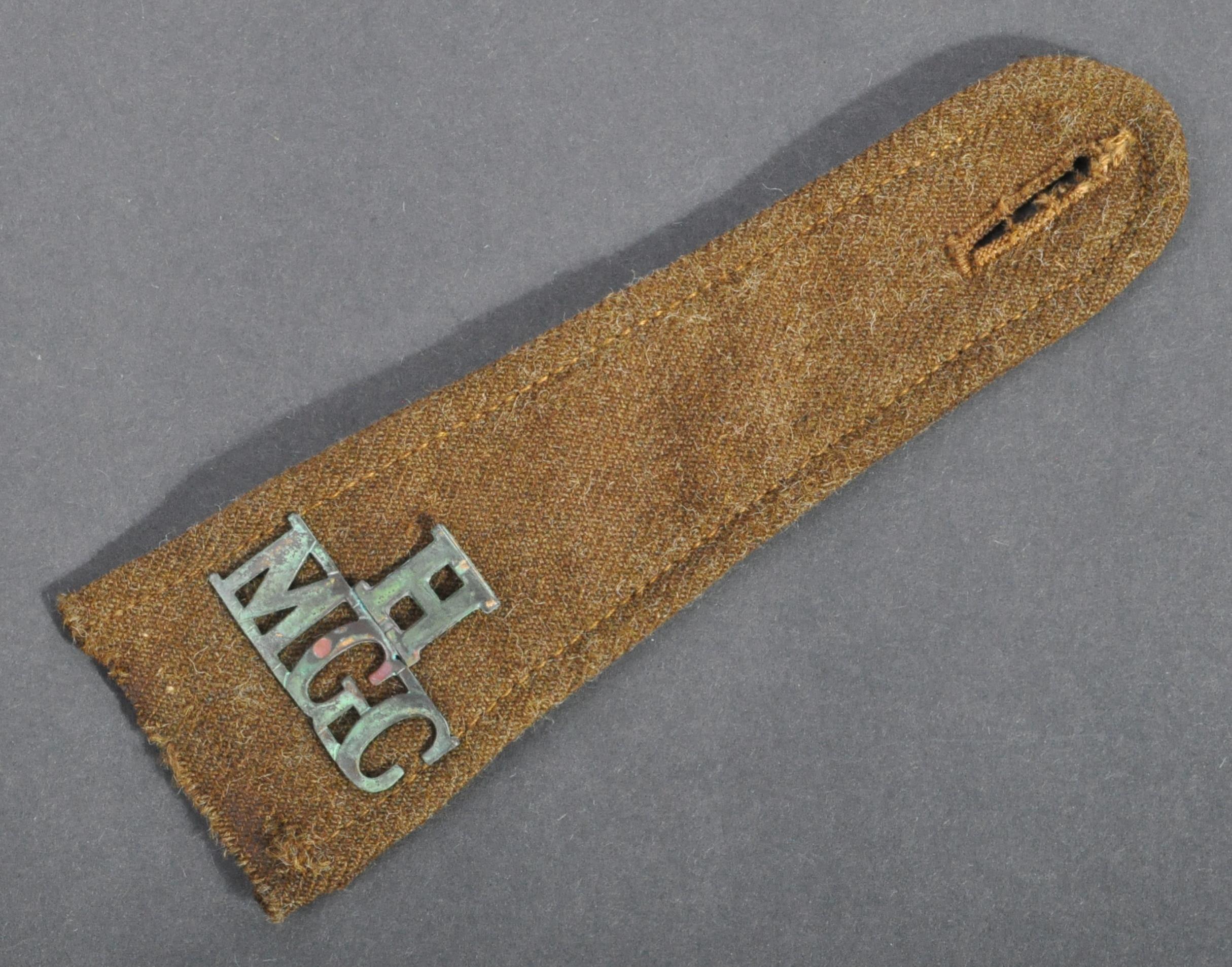 WWI FIRST WORLD WAR BRITISH MACHINE GUN CORPS TUNIC EPAULETTE ...