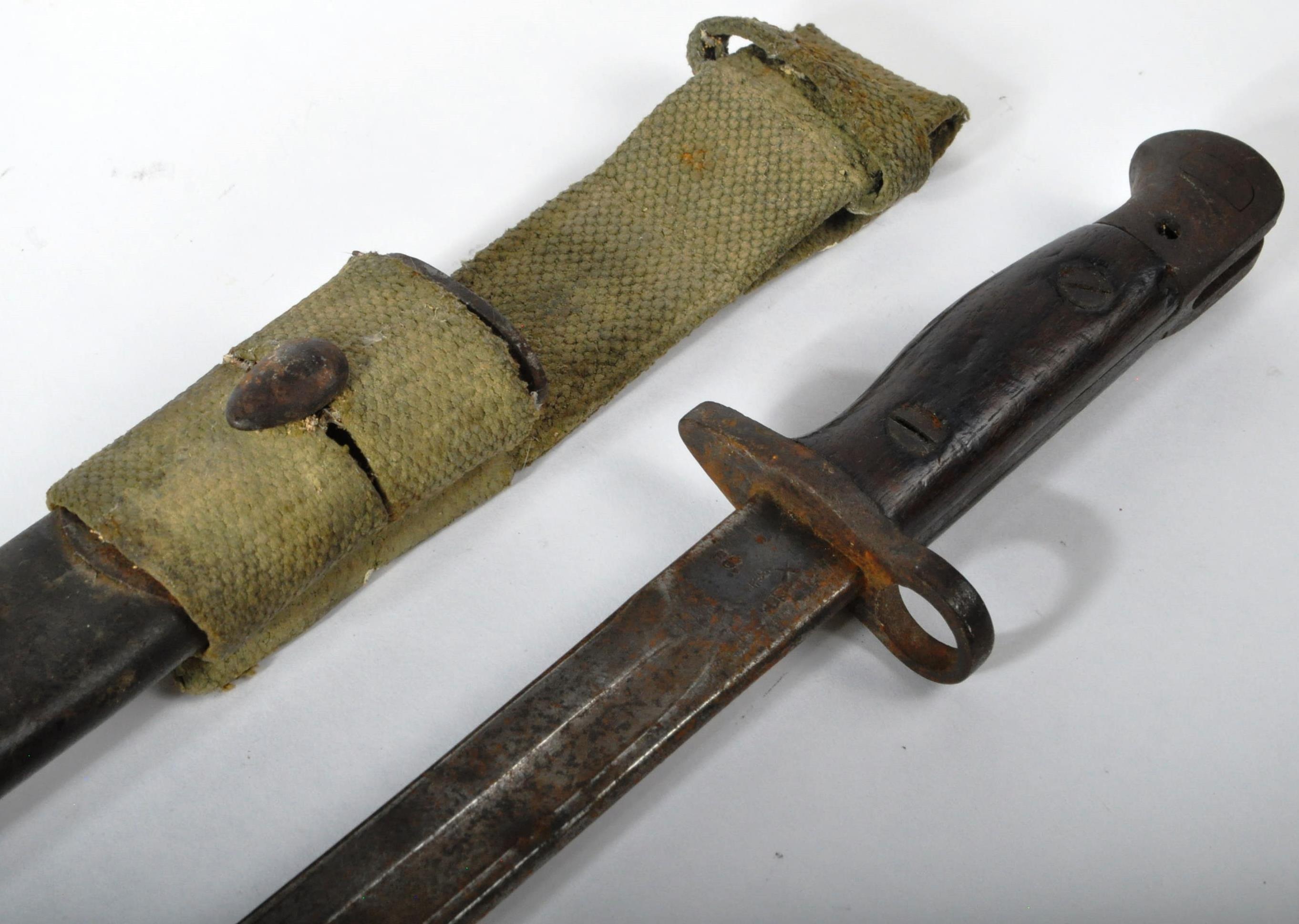 WWI FIRST WORLD WAR 1907 PATTERN BRITISH ARMY RIFLE BAYONET - auctions ...