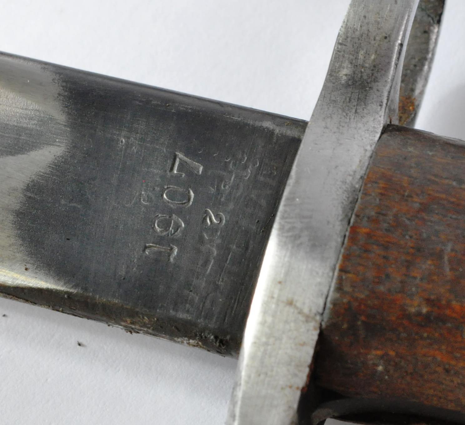 WWI FIRST WORLD WAR 1907 PATTERN BRITISH ARMY RIFLE BAYONET - auctions ...