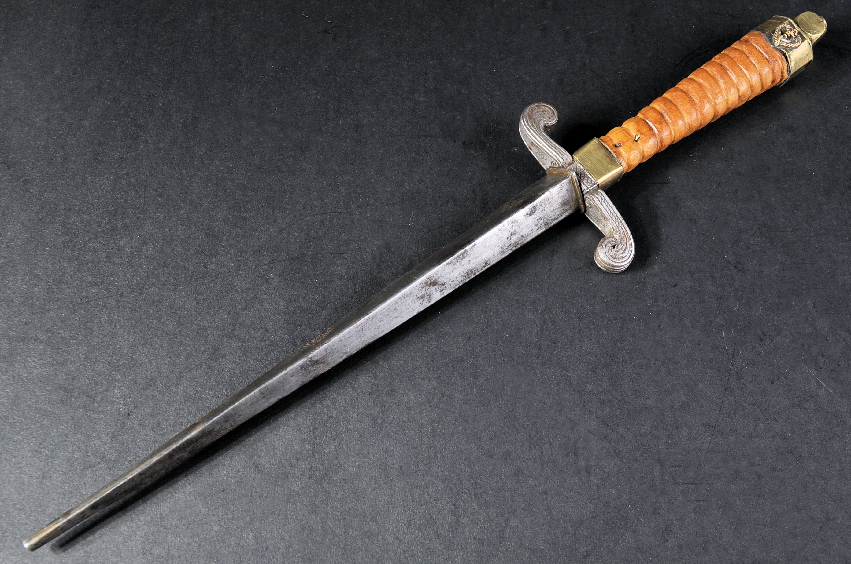 A 19th Century believed Russian / Polish naval officers dirk / dagger ...