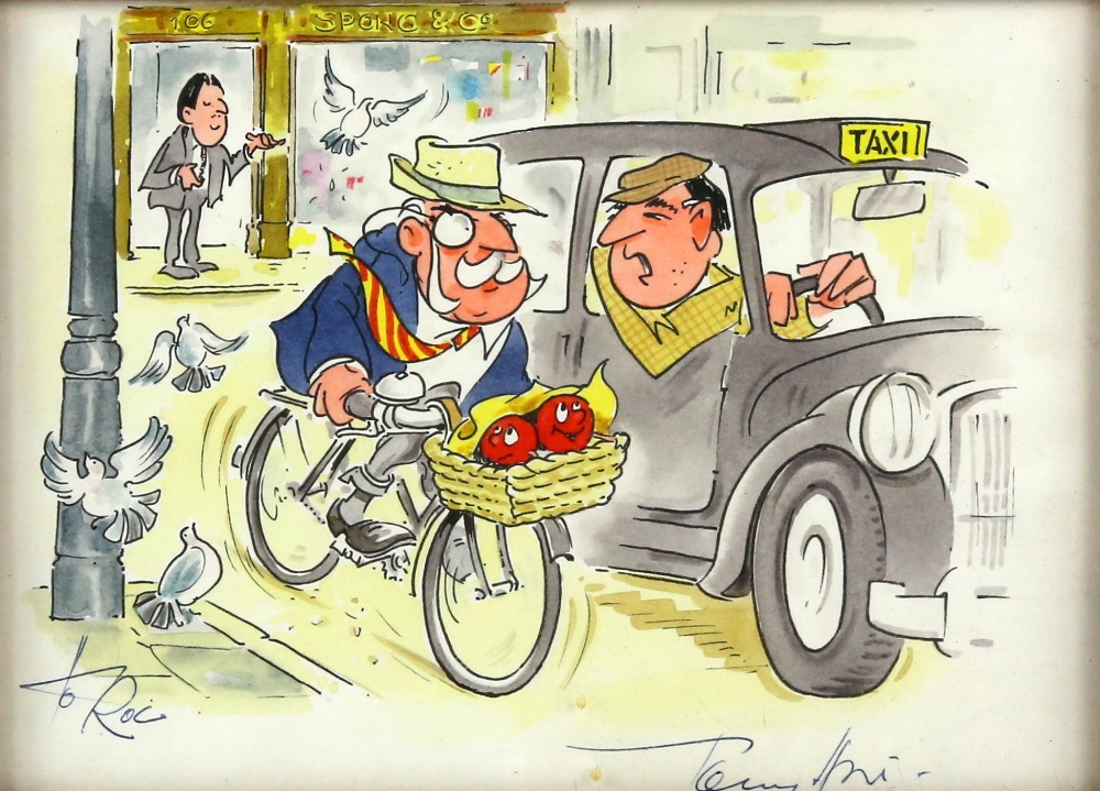Tony Hart (British, 1925-2009). Original illustration for the book 'The ...