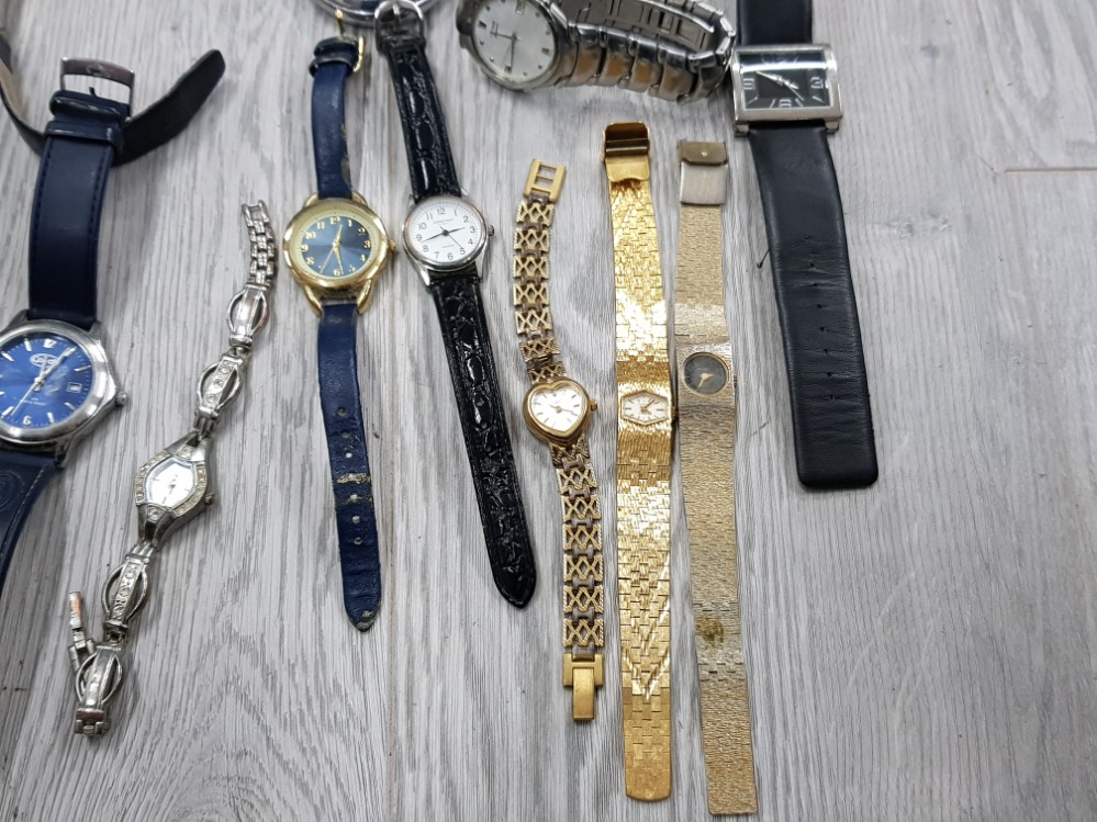 COLLECTION OF WRISTWATCHES INCLUDING ANUCCI, LIMIT, POD AND CONSTANT ...