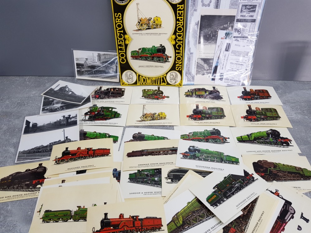 Railway memorabilia, large Quantity of collectors cards railway ...
