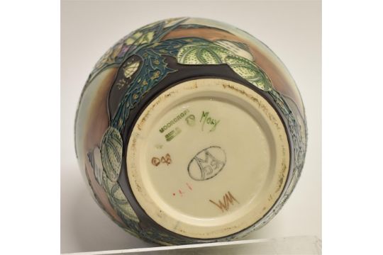 A MOORCROFT POTTERY 'ISLAY' PATTERN VASE of baluster form, dated '98 ...