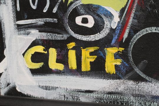 CLIFF PHILLIPS (Contemporary), "Exploration II", oil on canvas, signed ...