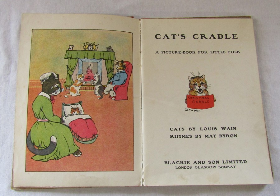 Louis Wain - Cat's Cradle book, printed by Blackie and Son Limited ...