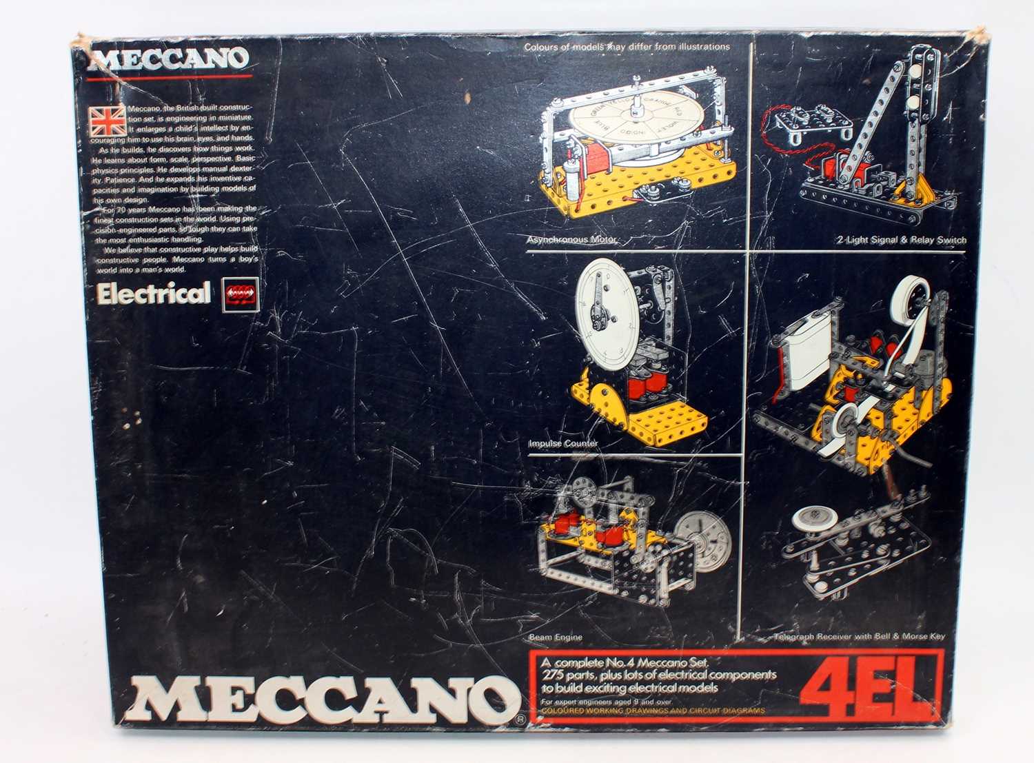 A Meccano No.4EL Elektrikit Meccano gift set, housed in the original ...