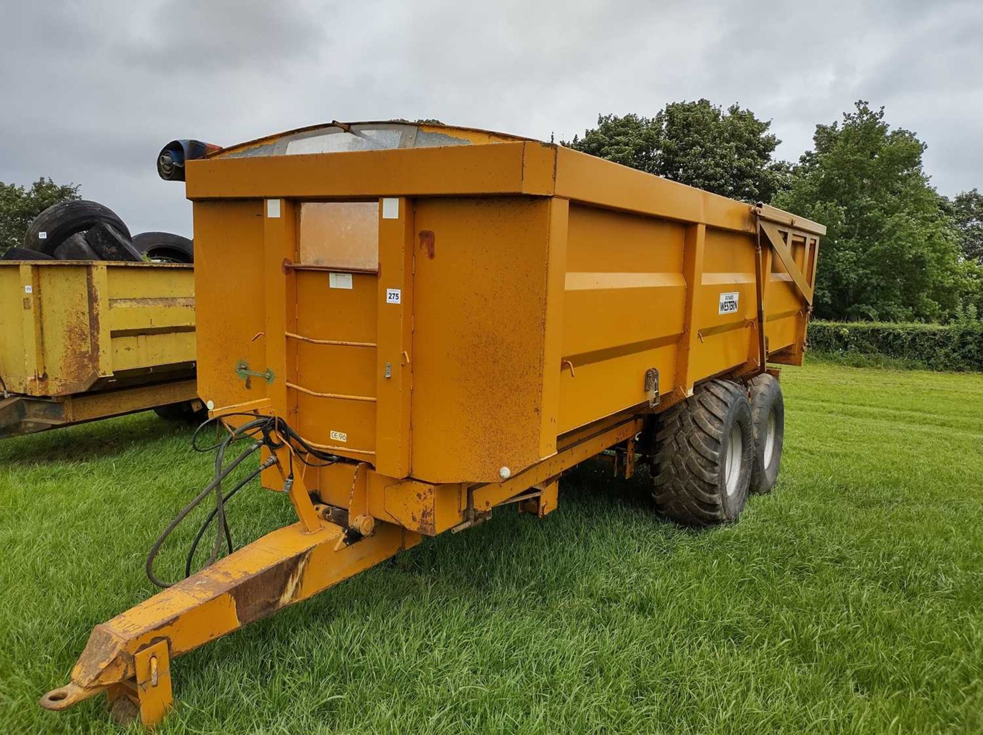 14t Richard Western Twin Axle Tipping Trailer & Rollover Sheet