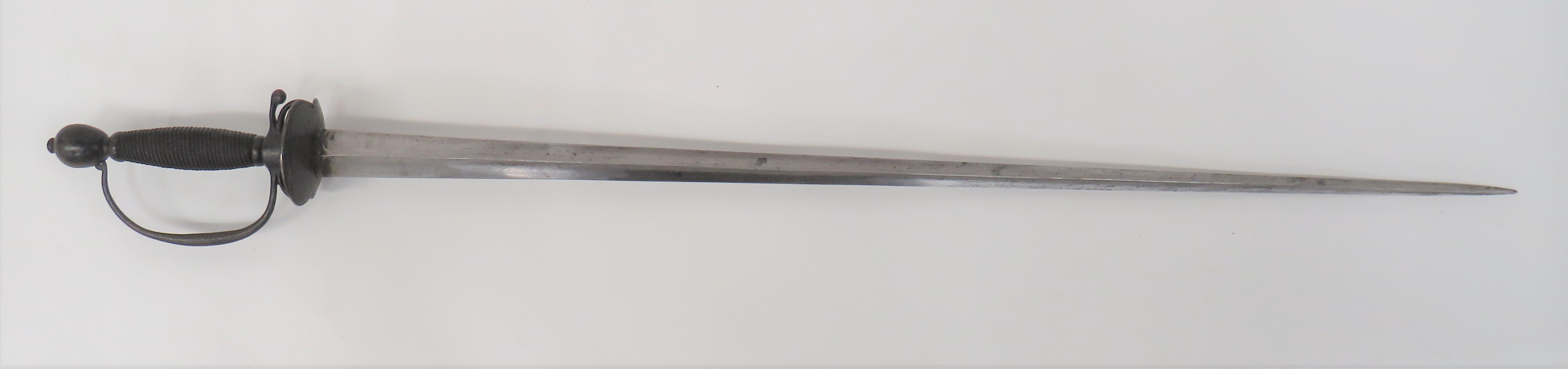 18th Century Small Sword 31 inch, triangular form, hollow ground blade ...
