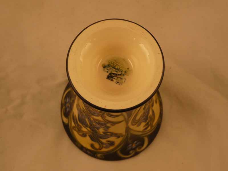 Moorcroft Pottery footed trumpet vase, shape number 87/, in the ...