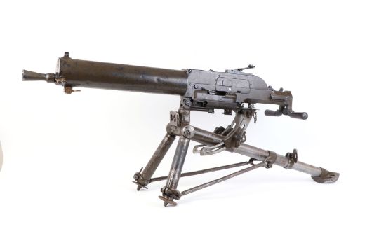 WWI: An 8mm Schwarzlose MG Medium Machine Gun (Austro-Hungarian Army ...