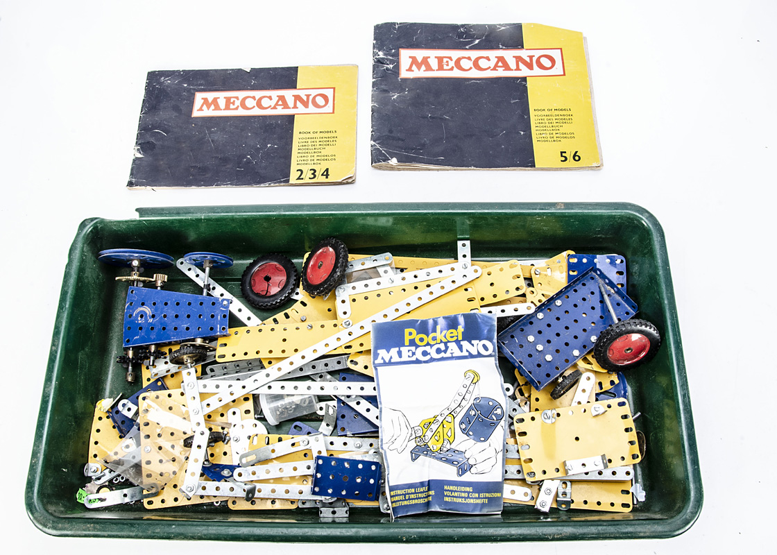Large collection of pre and post-War Meccano including parts for ...