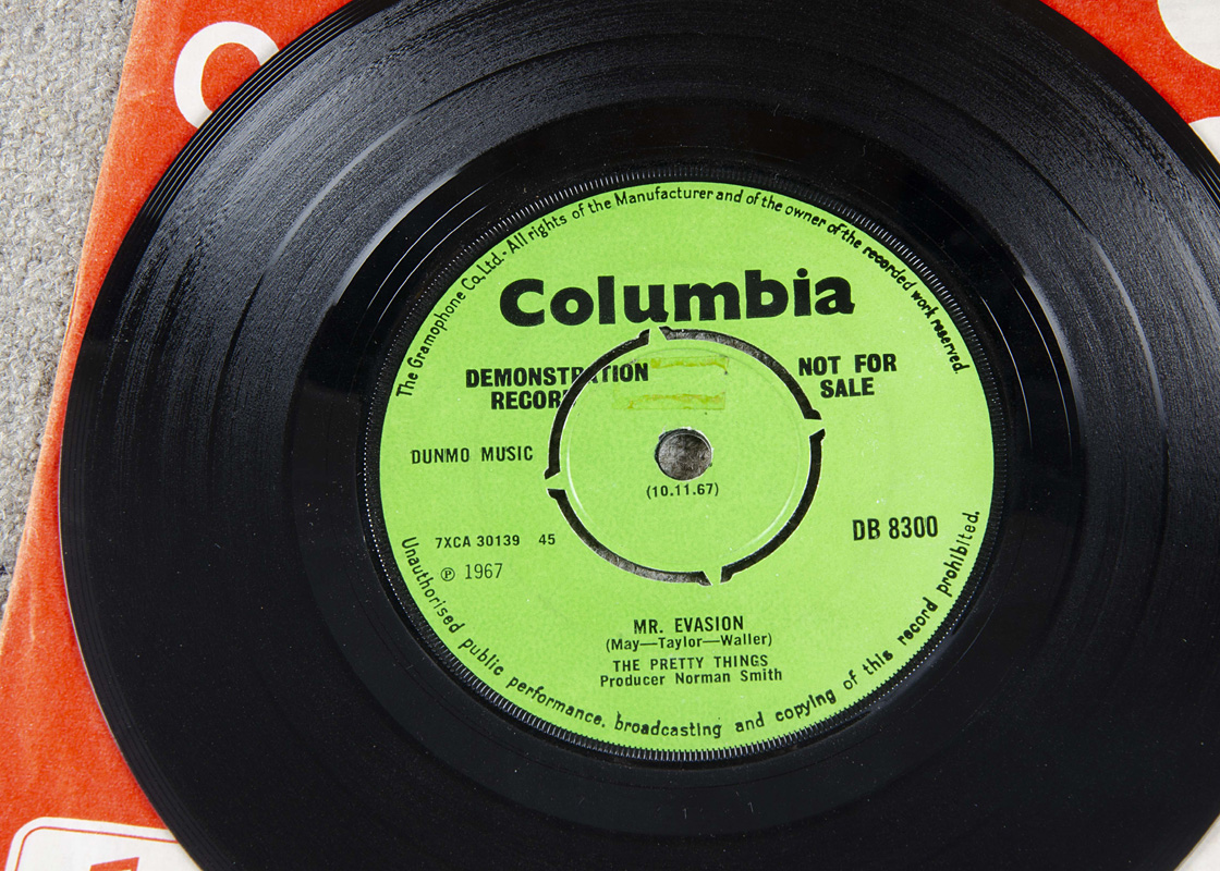 The Pretty Things Demo 7" Single, Defecting Grey b/w Mr Evasion ...