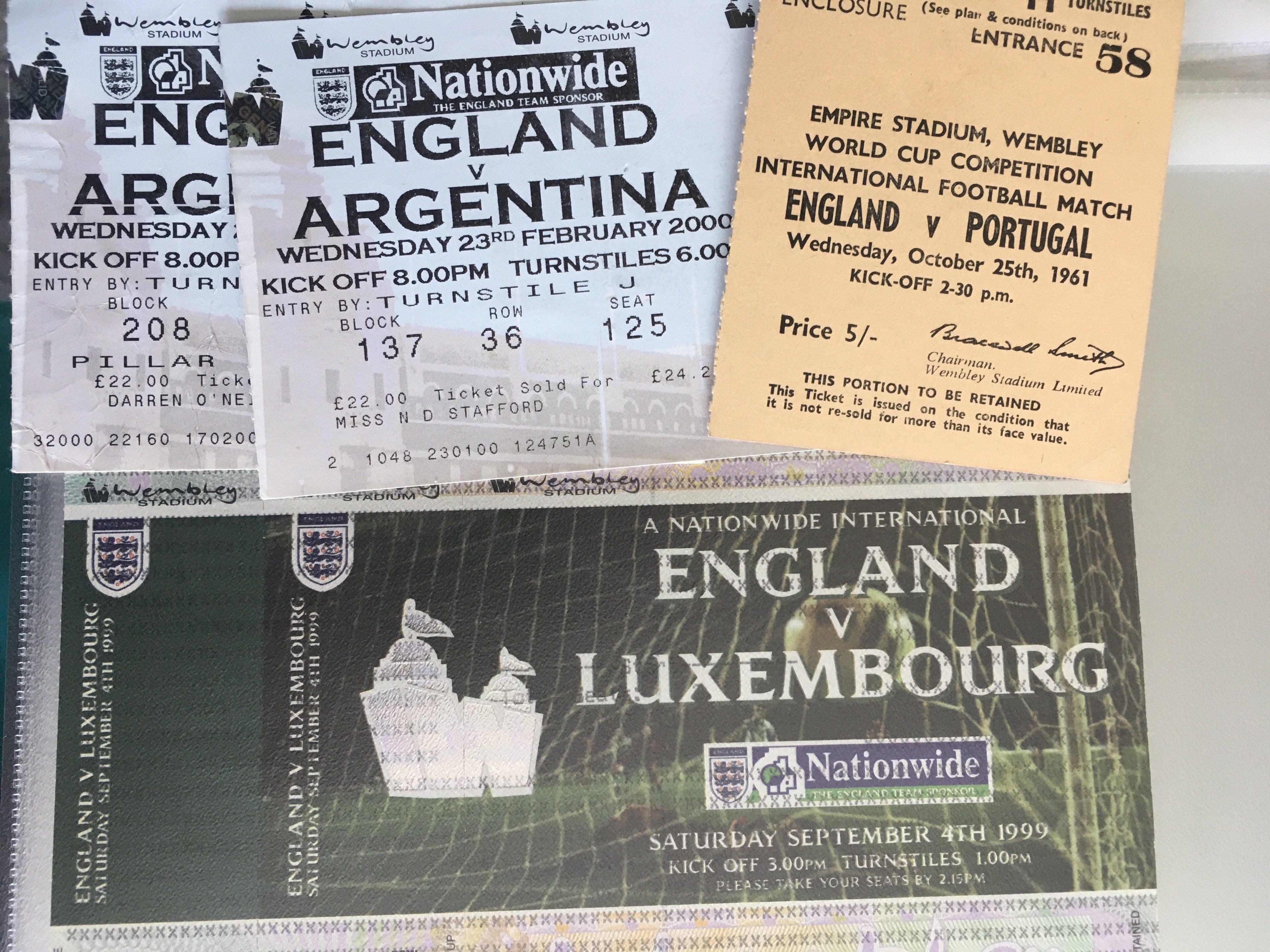 England Football Tickets: Mainly homes in good condition to include ...