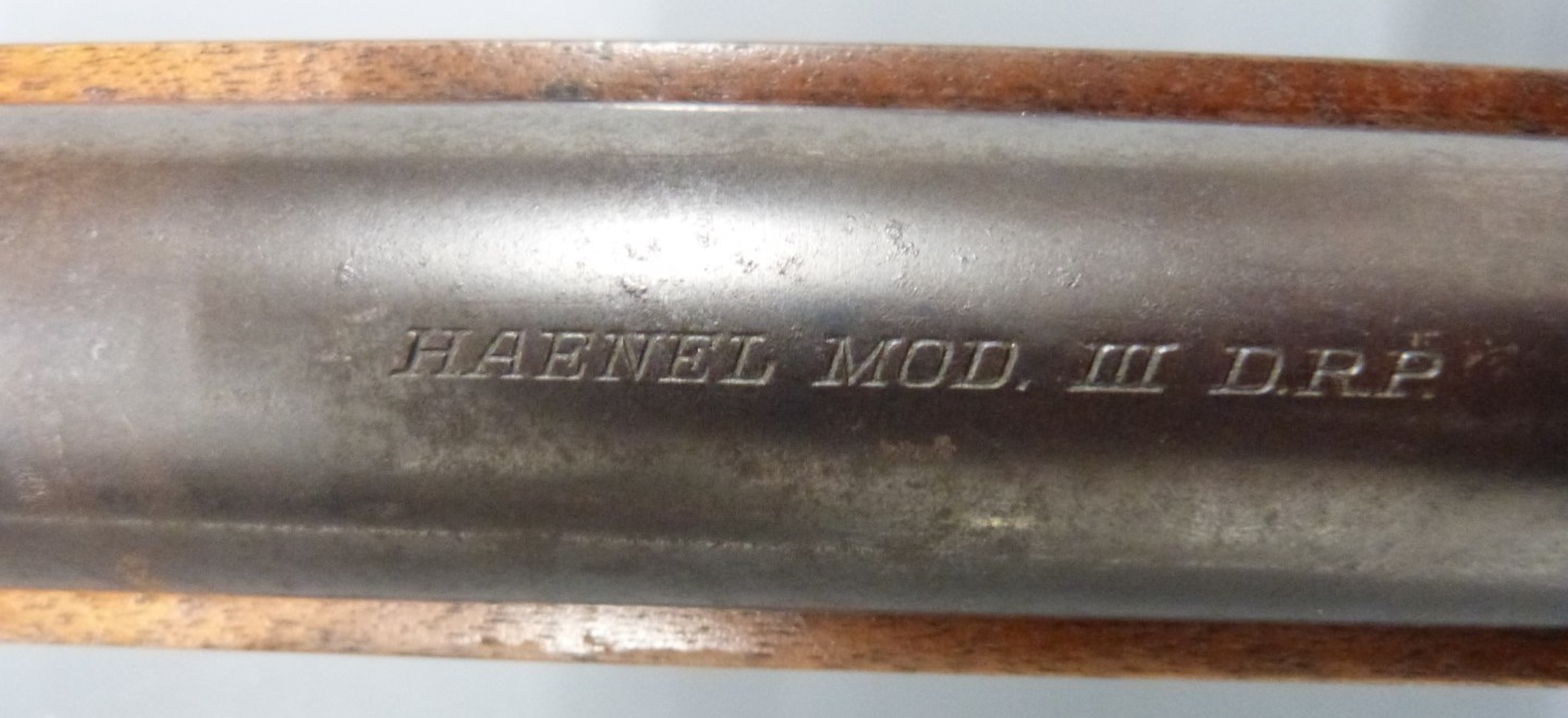 Haenel Model III DRP .177 air rifle with semi-pistol grip, fixed sights ...