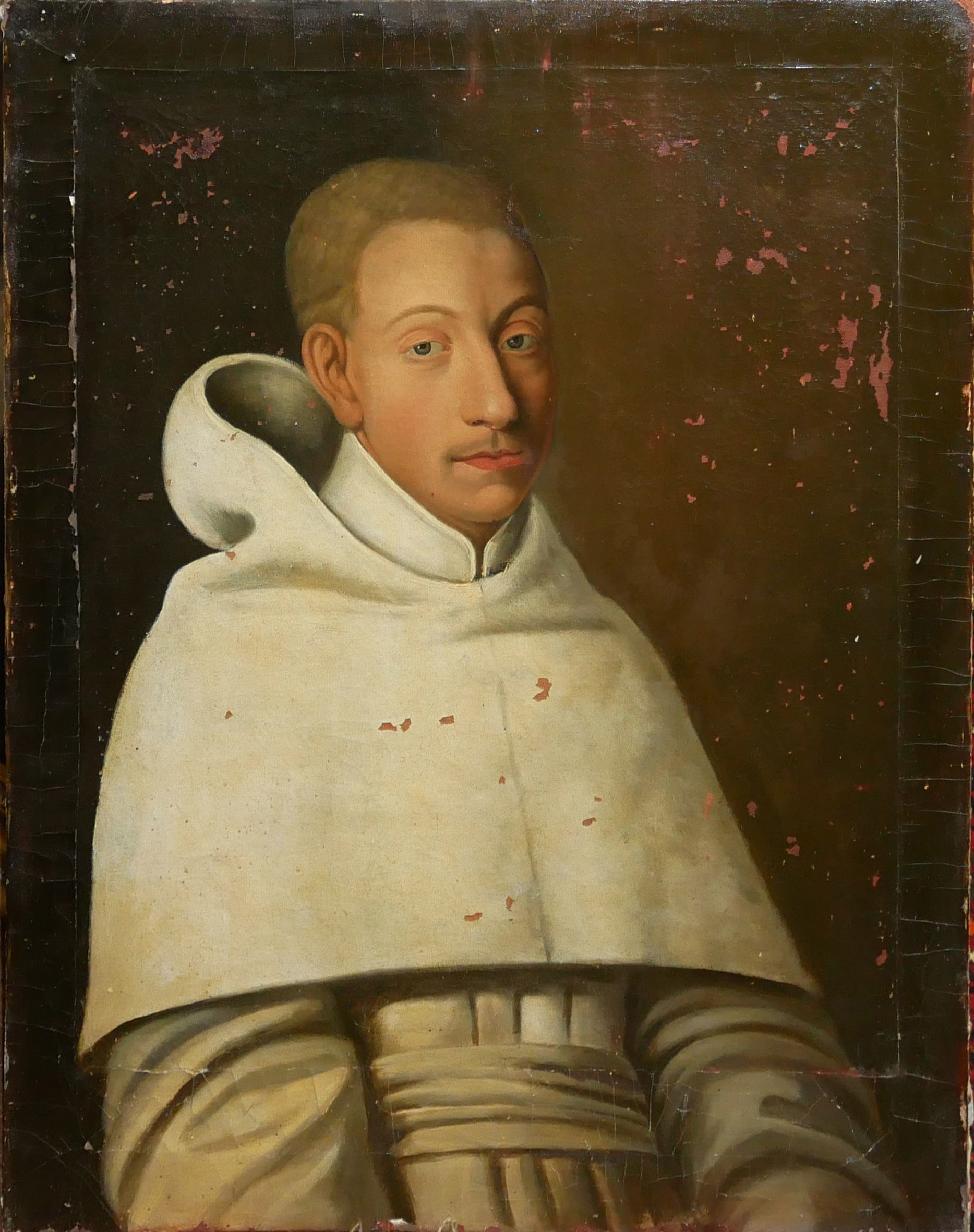 AN 18TH/19TH CENTURY CONTINENTAL OIL ON CANVAS, PORTRAIT OF A ...