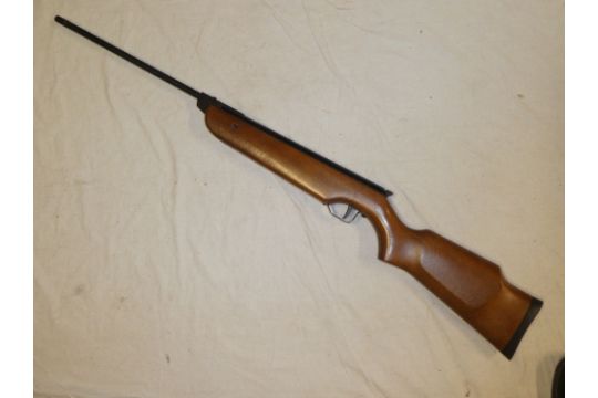 A Spanish Cometa-300 .22 break-barrel air rifle