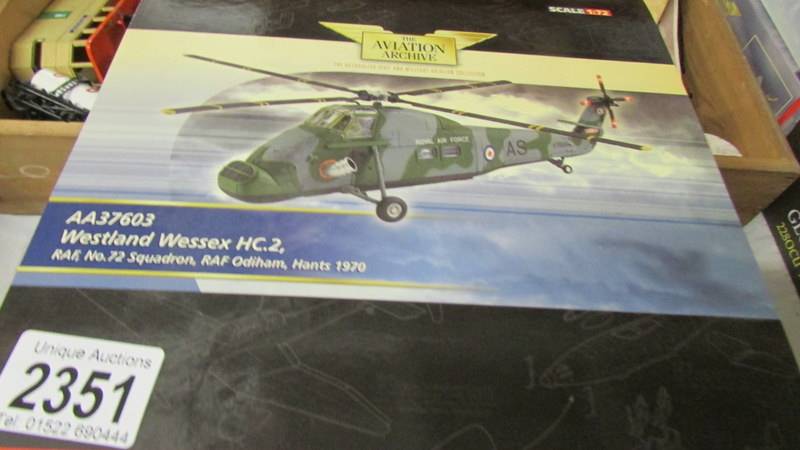 3 Corgi Aviation Archive helicopters, AA37603, AA39101 and AA39003 ...