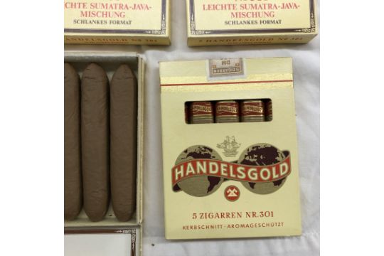 CASE OF NINE HANDELS GOLD NO. 314 CIGARS, SEVEN DUTCH DIPLOMAT/WILHELM ...