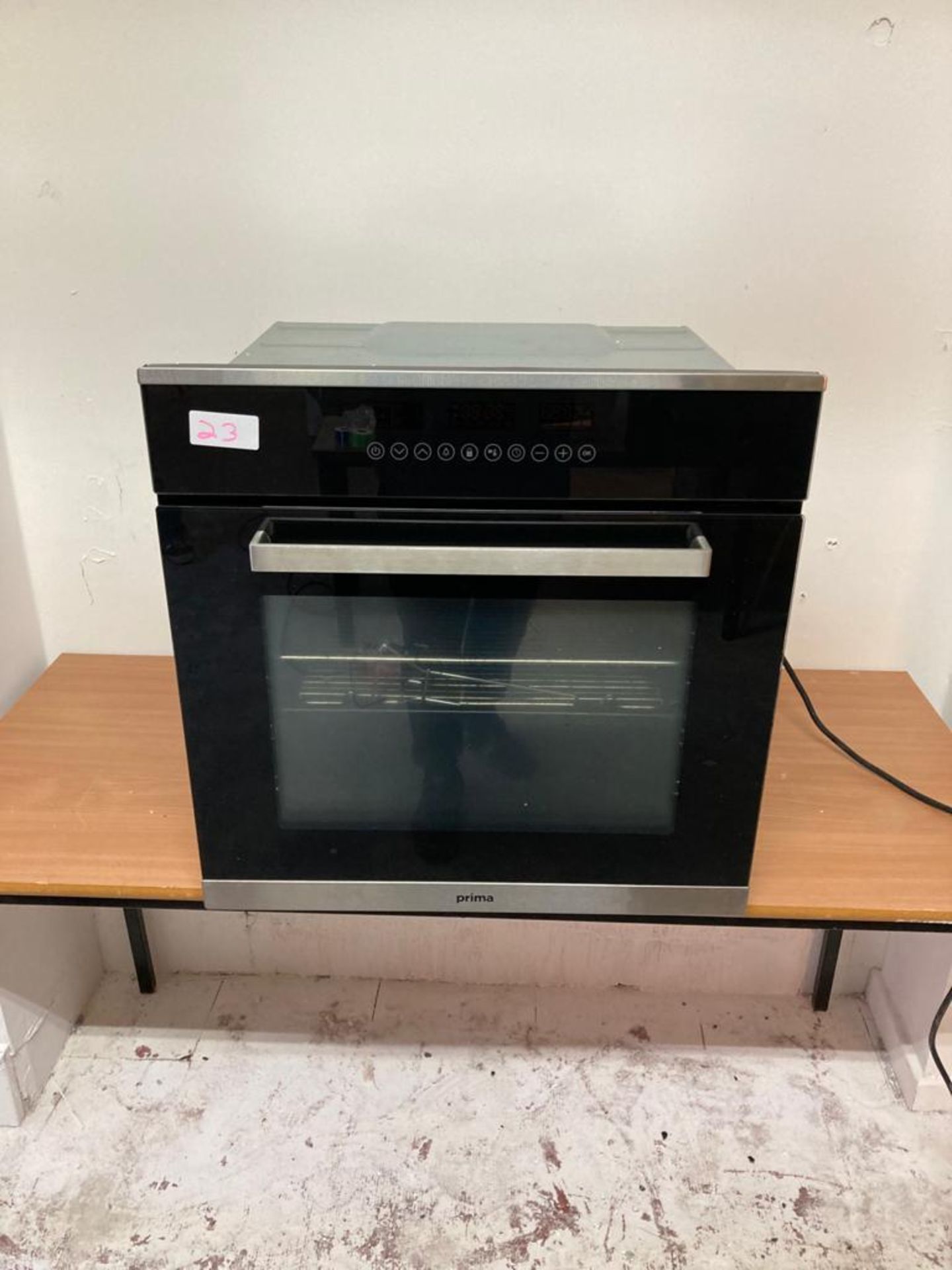 Prima+ PRSO110 B/I Single Pyrolytic Fan Oven - Black