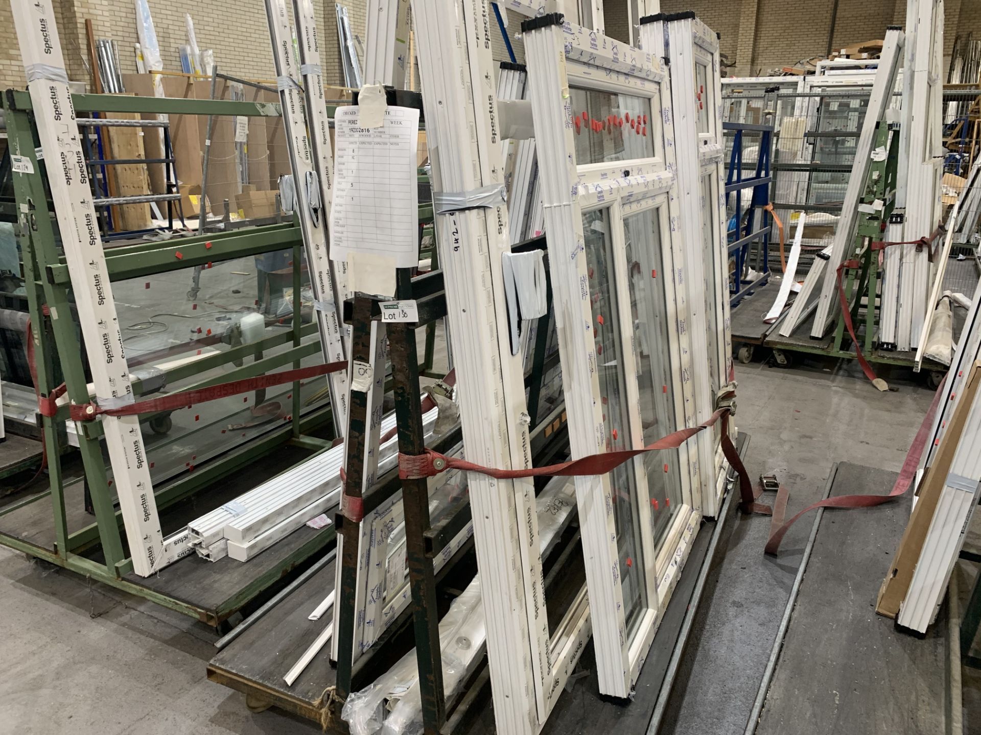 DOUBLE SIDED ACRA A FRAME WINDOW TROLLEY WITH WHEELS 245L X 170H X 120 ...