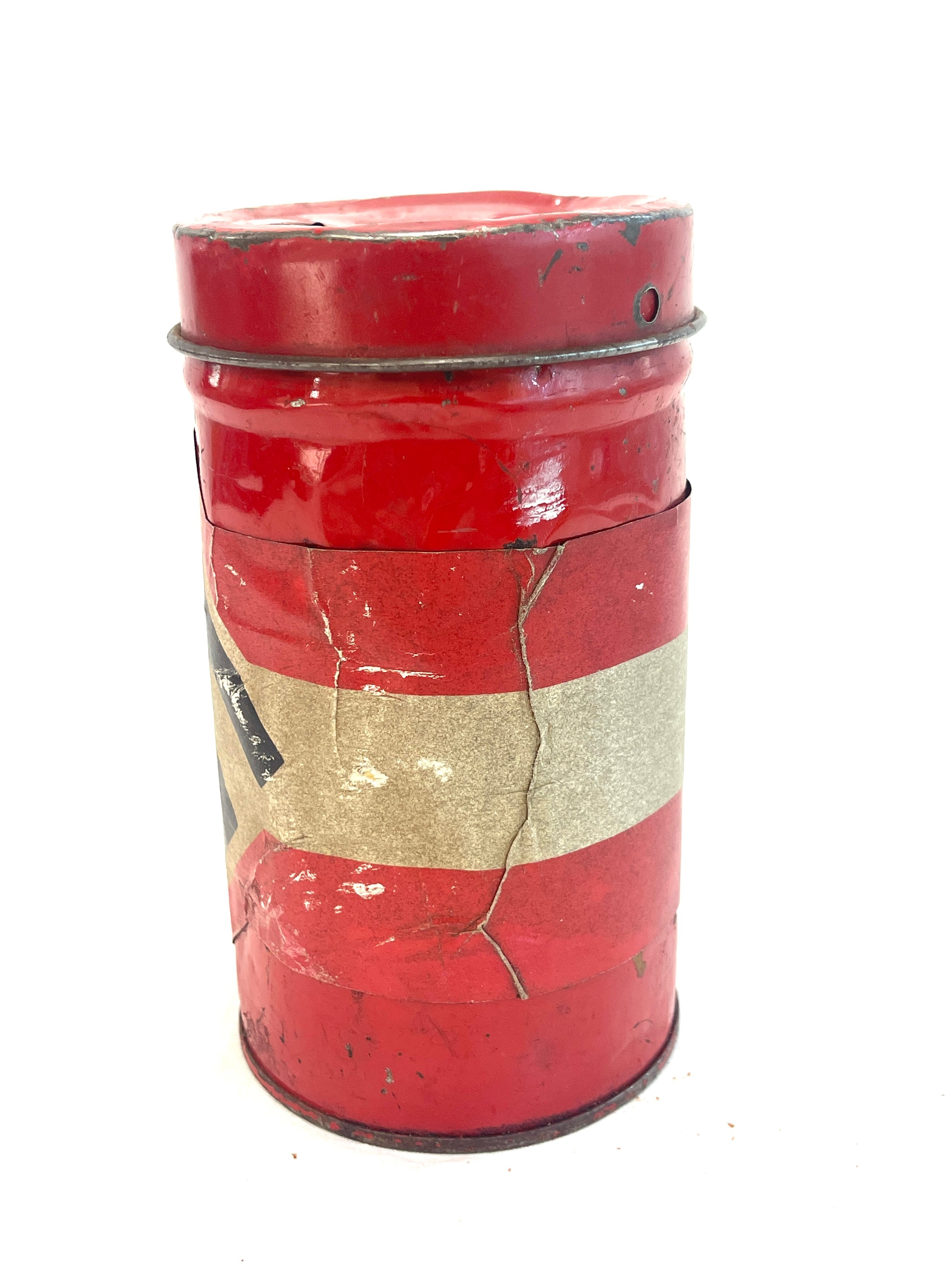 WWII Nazi German collectors tin, approximate height 15cm