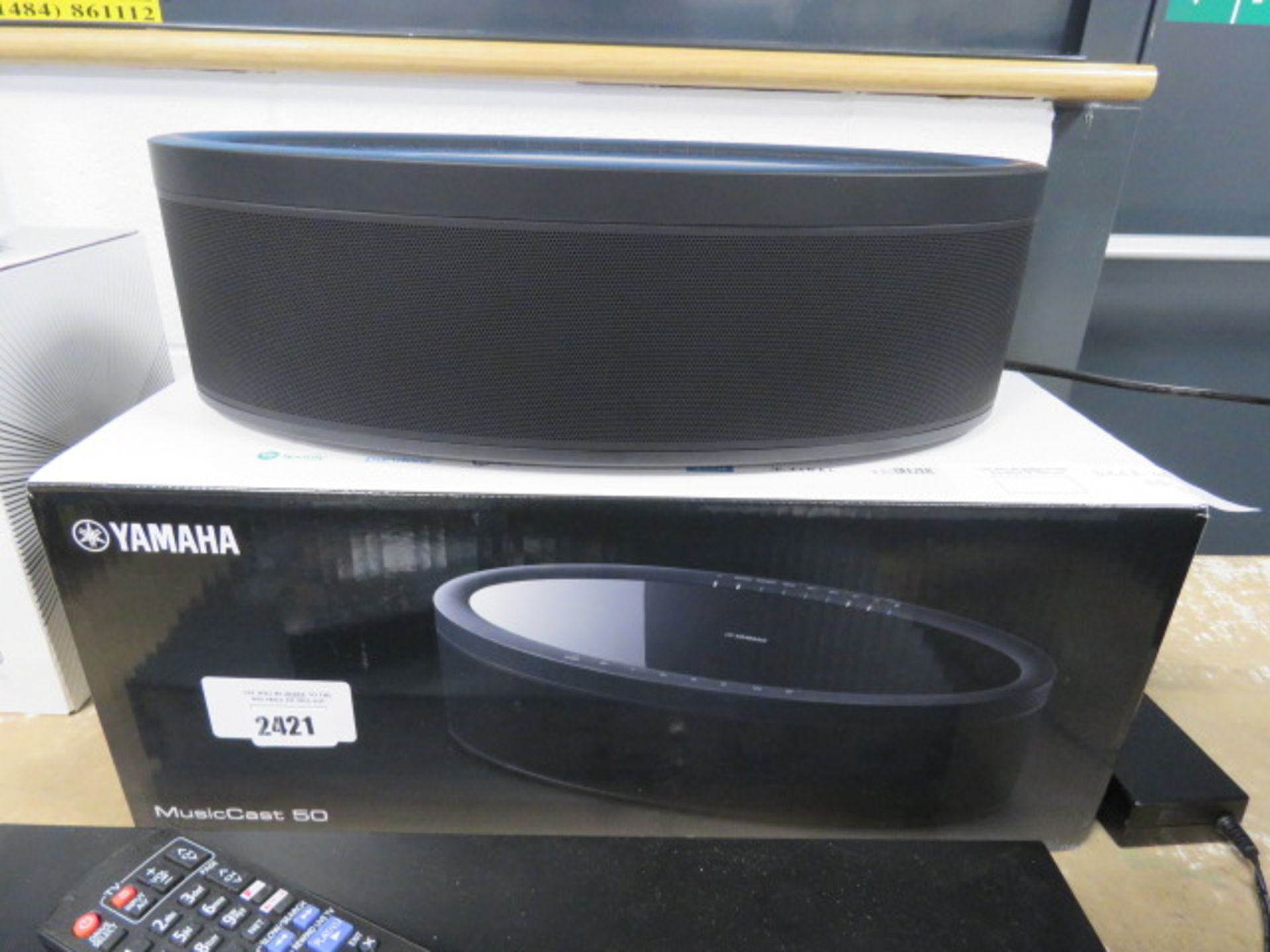 Yamaha Musiccast 50 speaker with box and power cable