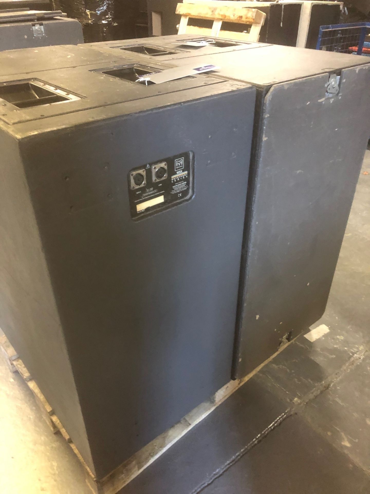 A Pair of Martin Audio WSX Loudspeakers-ex hire, fully tested and ...