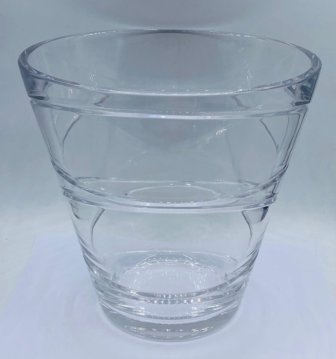 A Jasper Conran Stuart Crystal Ice Bucket, unused in original box ...