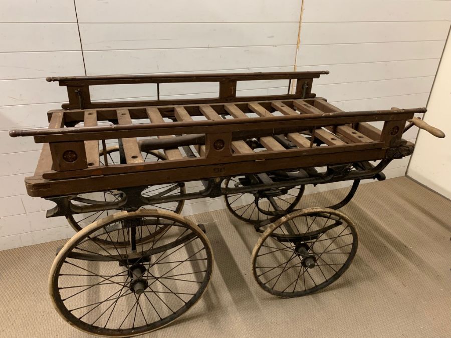 A Victorian coach built funeral bier carriage 19th century casket ...