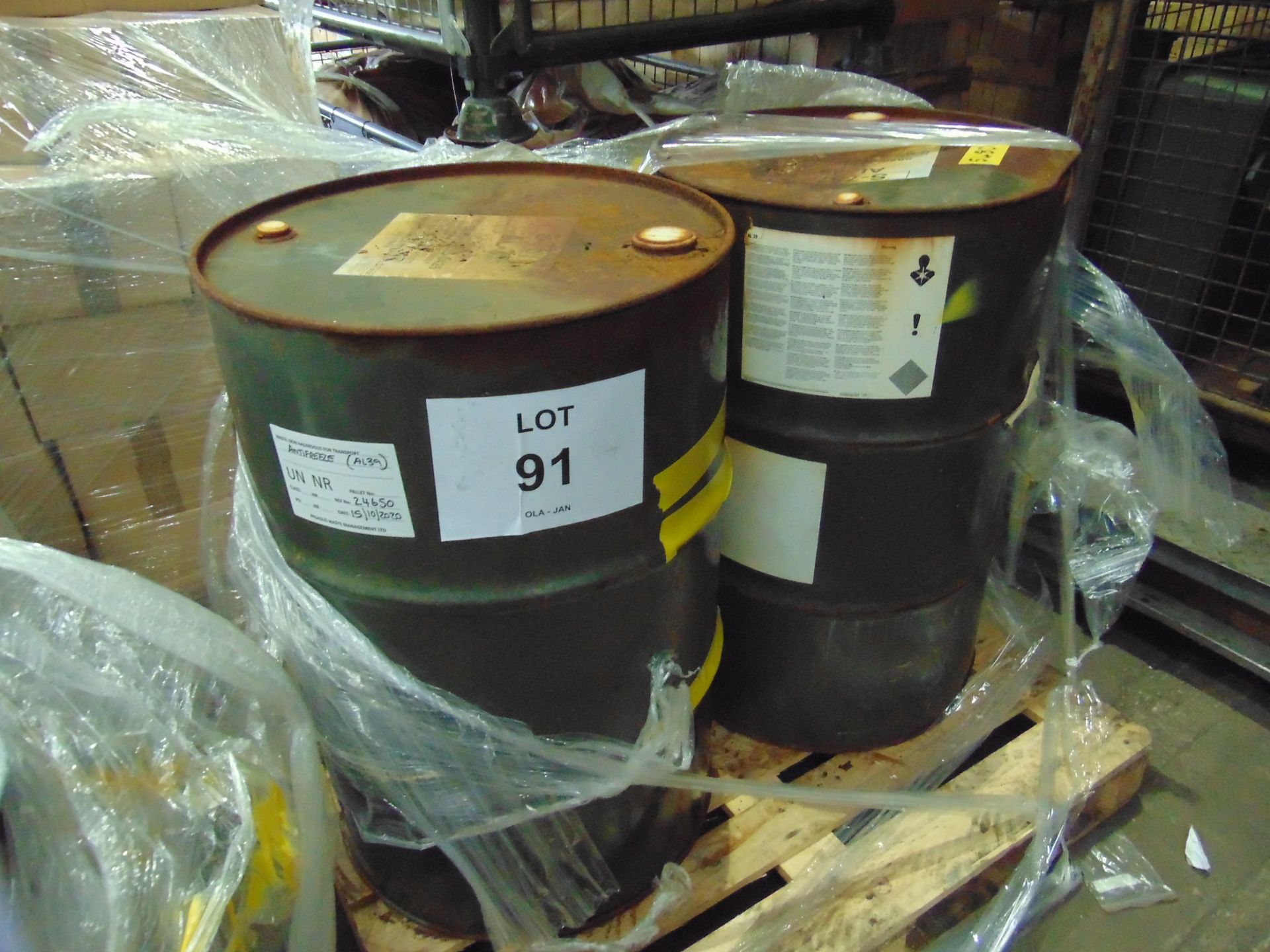 You are bidding for 2 x Unissued 205L Barrels of AL-39 Ethylene ...