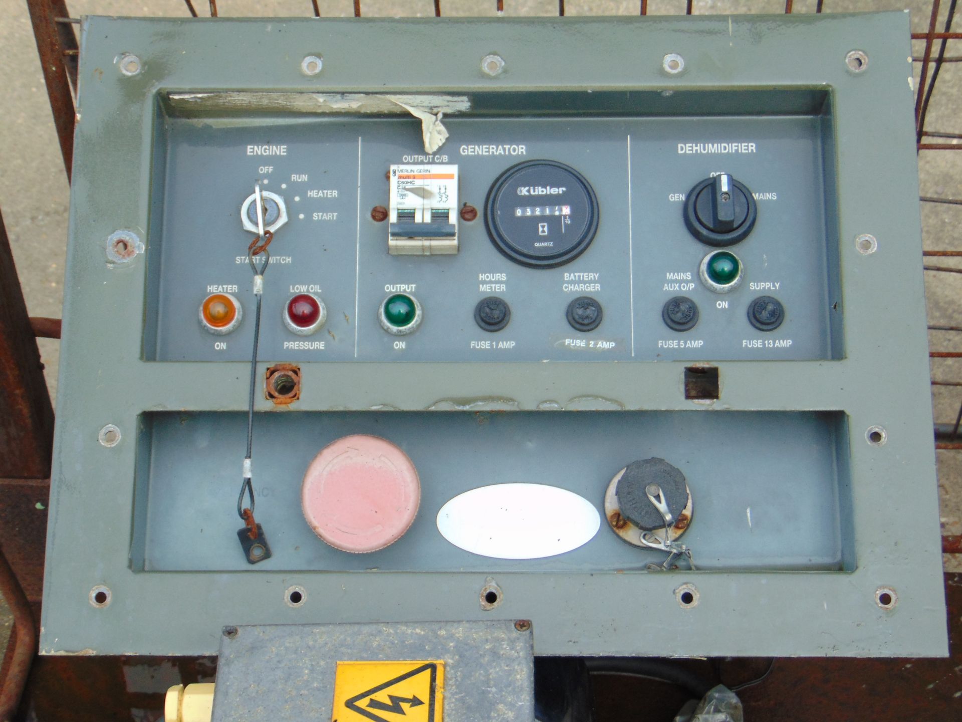 You are bidding for a Markon B105D 5 KVA lister/petter electric start ...