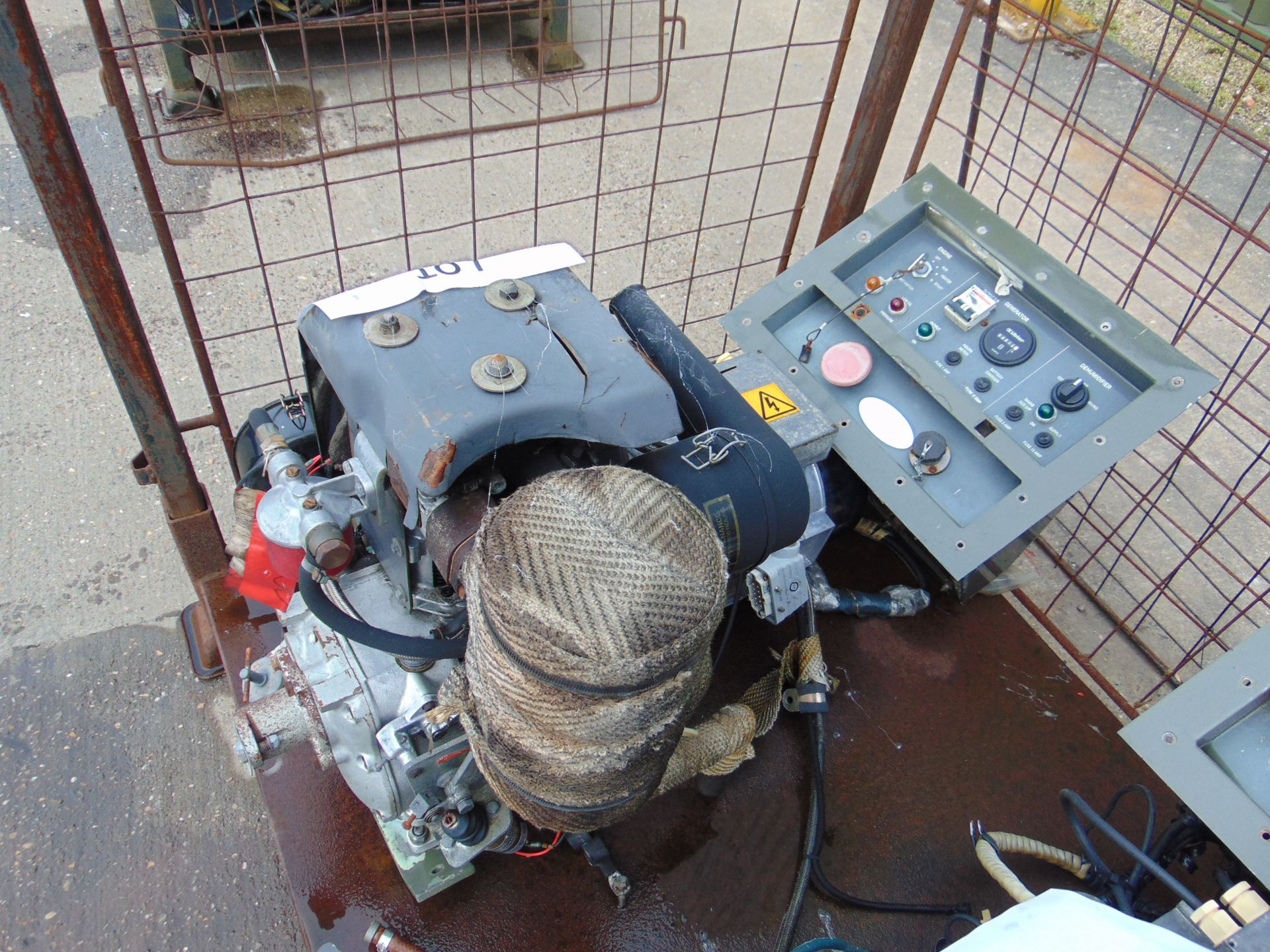 You are bidding for a Markon B105D 5 KVA lister/petter electric start ...