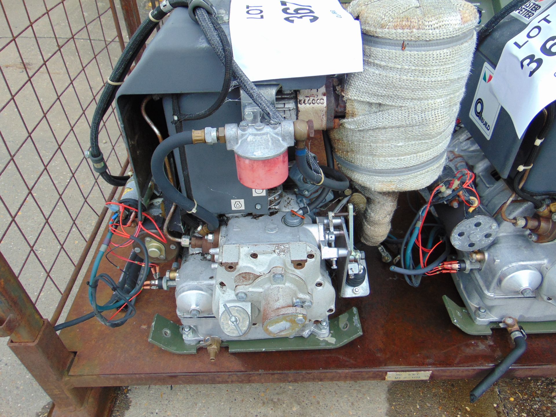 You are bidding for a Markon B105D 5 KVA lister/petter electric start ...