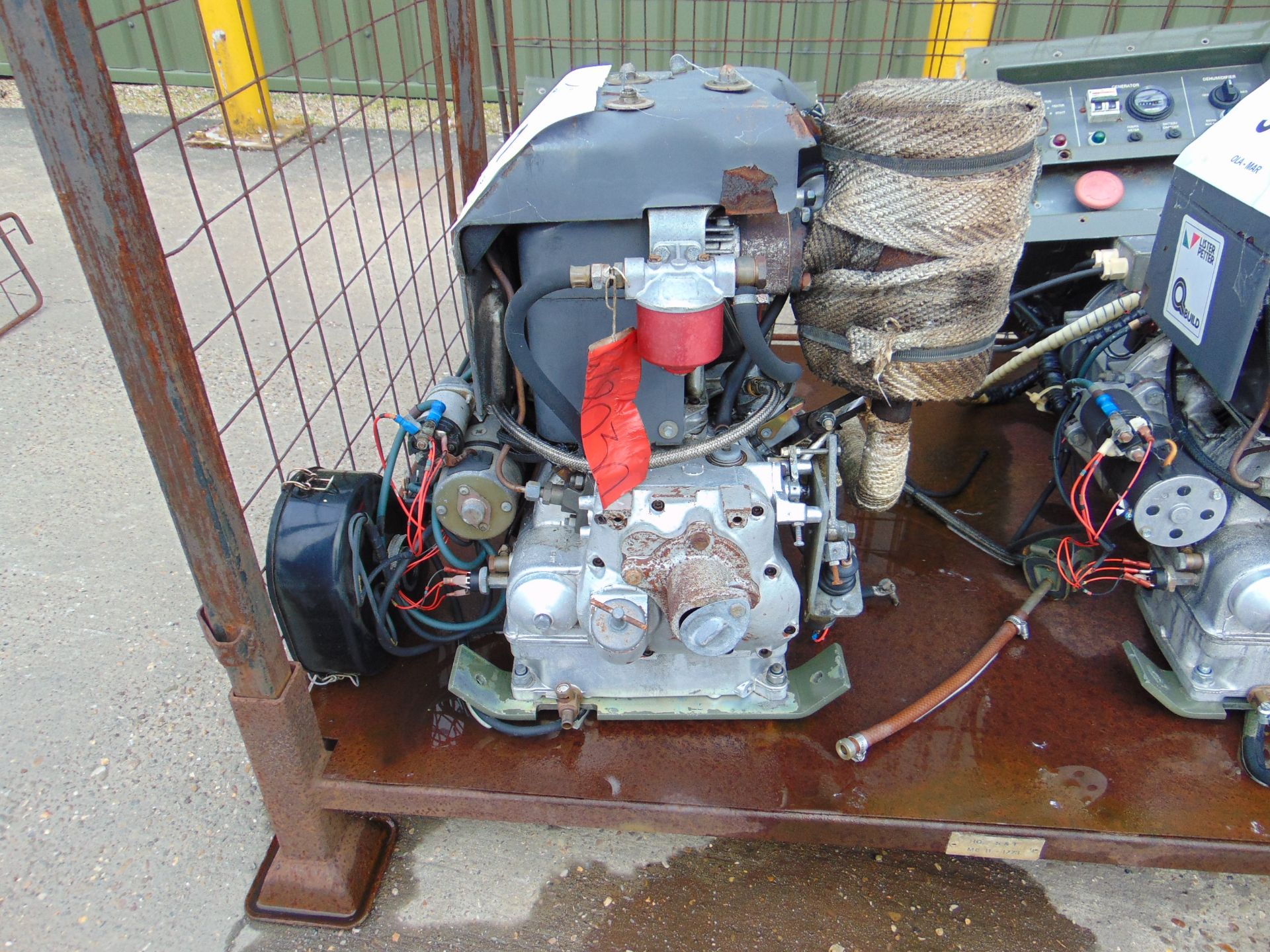 You are bidding for a Markon B105D 5 KVA lister/petter electric start ...